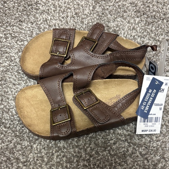 OshKosh B'gosh | Shoes | Oshkosh Bgosh Brown Kids Sandals | Poshmark
